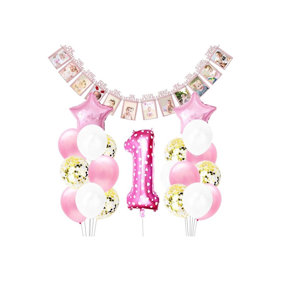 helium-party.cz - BALÓNKY - Balónkové číselné sety - Balónkový set 1 ...